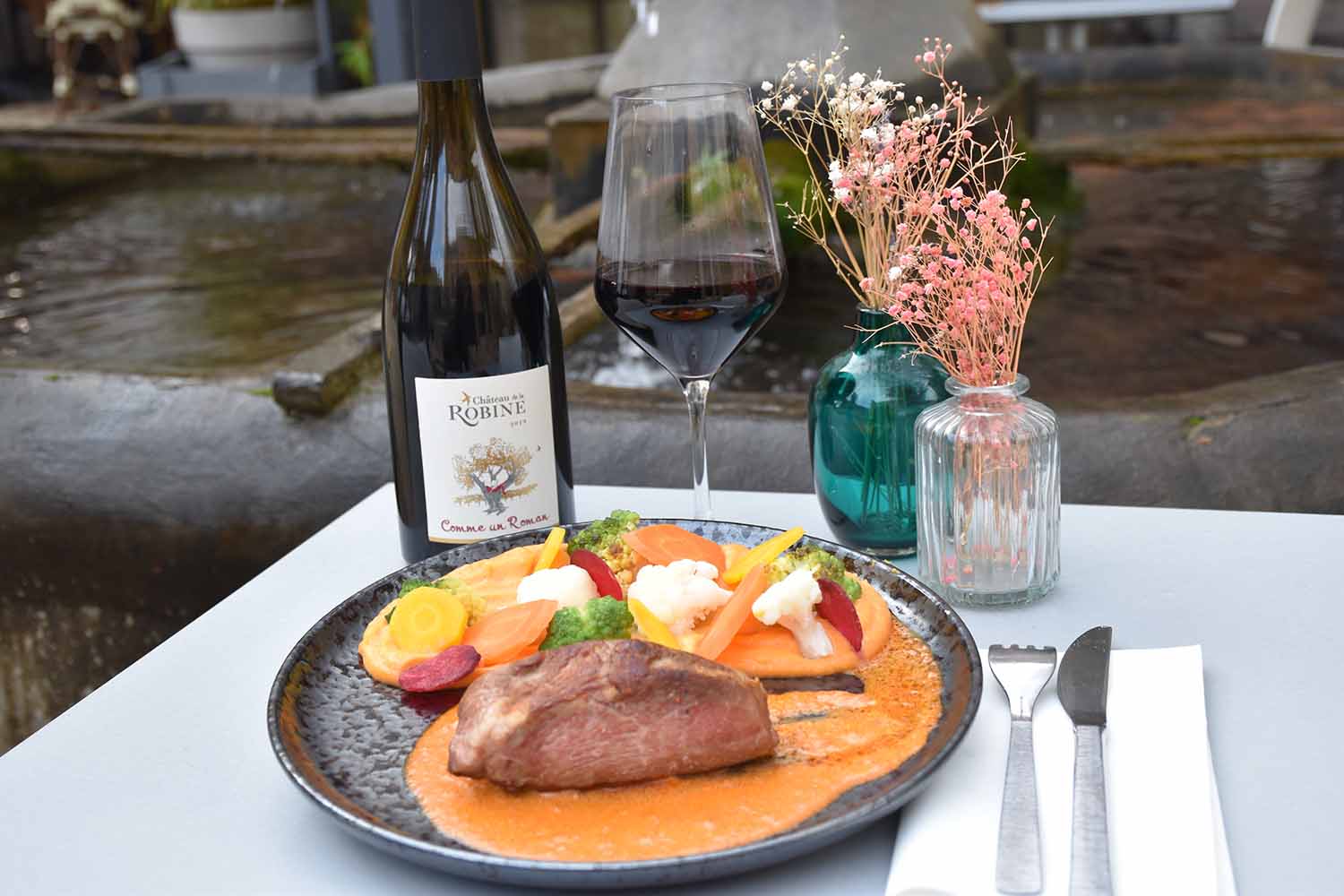 Presa de porc ibérique - Château de la Robine